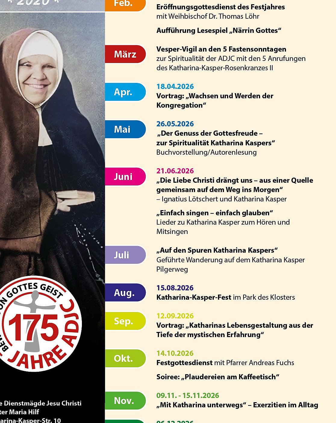 Pfarrei Liebfrauen - Westerburg: 175 Jahre ADJ Dernbach